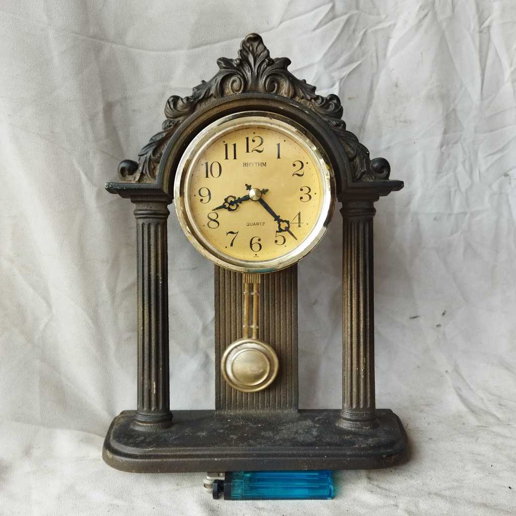 Jual Pajangan Vintage Jam Meja Rhythm Rangka Besi | Shopee Indonesia