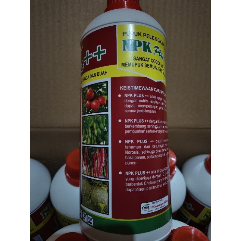 Jual Pupuk NPK plus ++ 1L Pupuk perangsang pertumbuhan Akar, Daun, Bunga & Buah | Shopee Indonesia