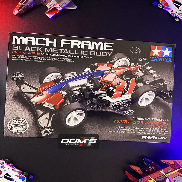 Jual TAMIYA 95673 MACH FRAME BLACK METALLIC - FMA CHASSIS - REV SERIES ...