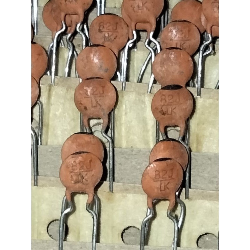 Jual kapasitor ceramic 82pf 50v Nos Murata (10pcs) | Shopee Indonesia