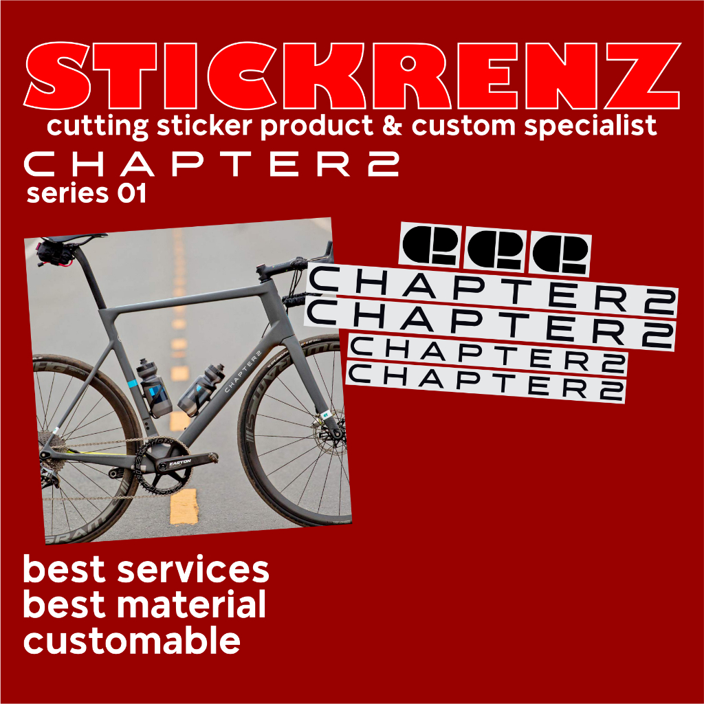 Jual Cutting Sticker Stiker Frame Sepeda Roadbike Chapter2 01 Custom ...
