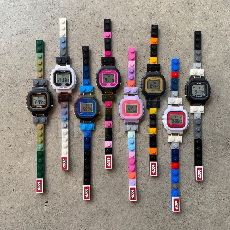 Jual LEGO - Brick Watch / Jam Tangan dg Strap dari Brick LEGO ( Kode ...