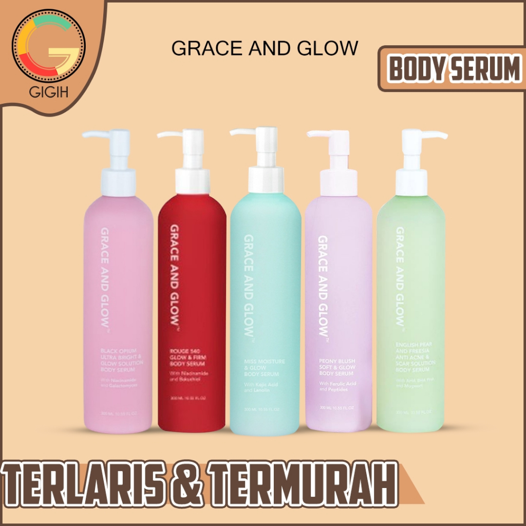 Jual GRACE AND GLOW / GRACE N GLOW BODY LOTION SERUM 300ML ( READY ALL ...