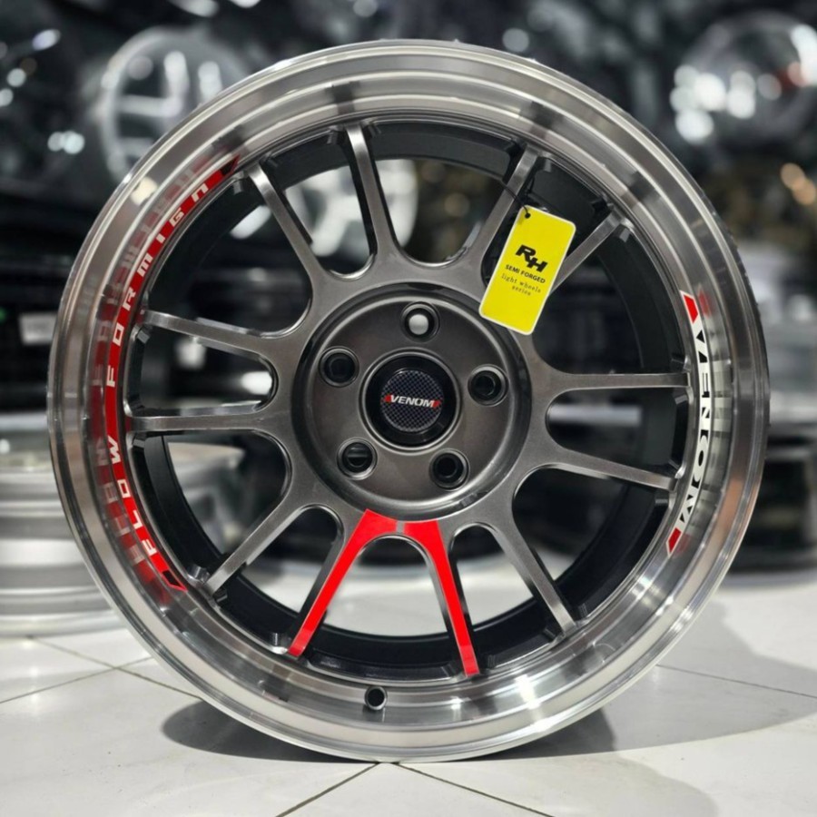 Jual velg mobil r17 VENOM FLOW FORMING velg racing ring 17 rush terios ...