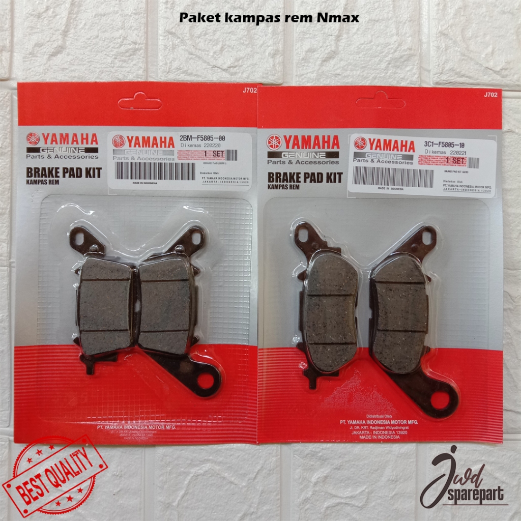 Jual Paket Kampas Rem Dispad Nmax Old, Nmax New, Nmax Turbo Depan ...