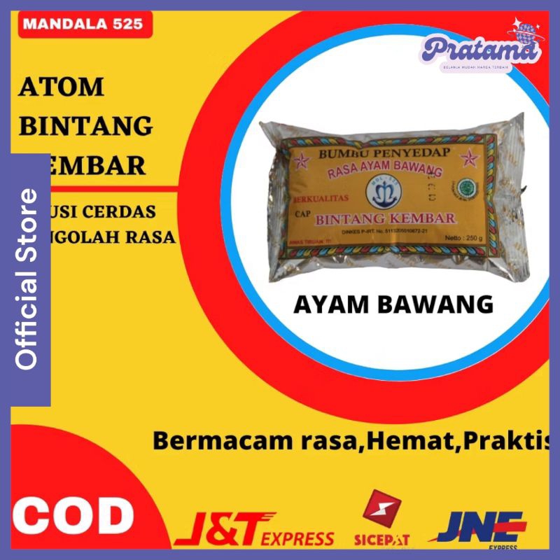 Jual ATOM BINTANG KEMBAR - Bumbu Masak Dapur Bubuk Tabur Instan ...