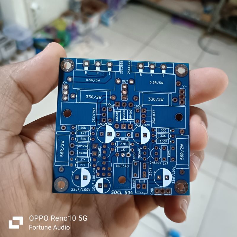Jual Pcb power amplifier Socl 504 double layer | Shopee Indonesia