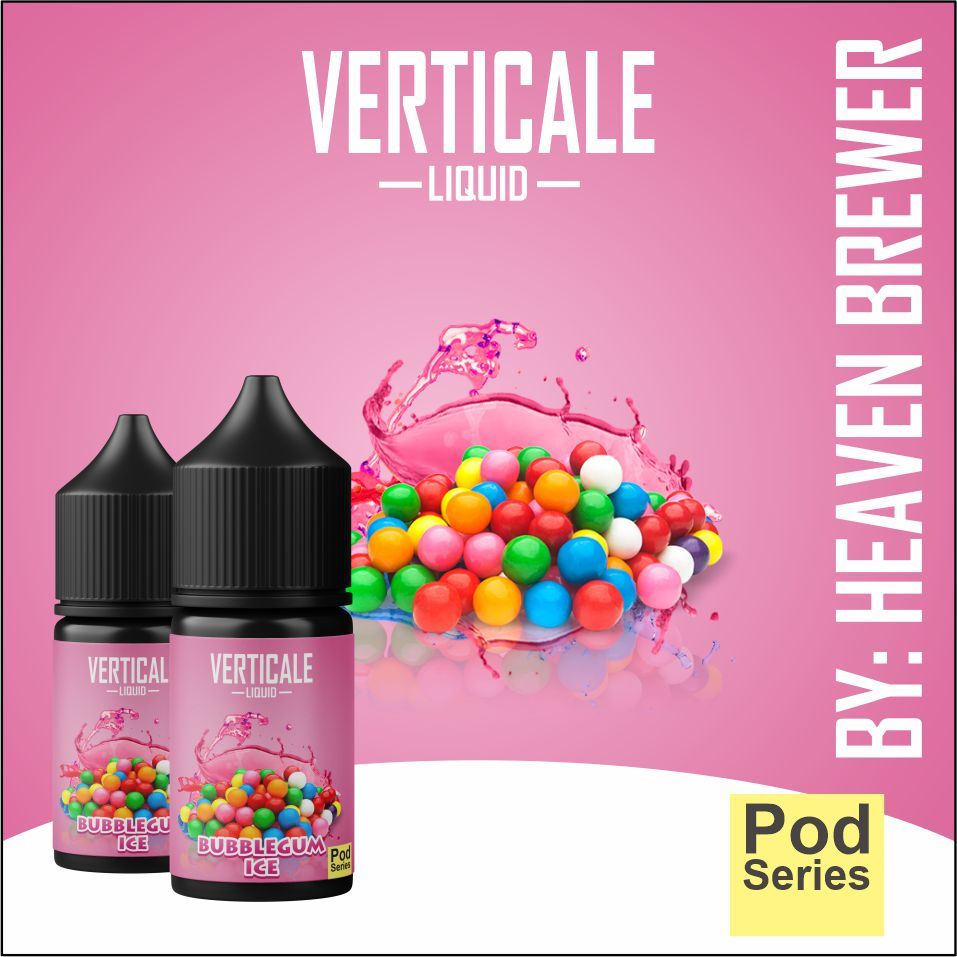 Jual Verticale Liquid Rasa bubble Gum Ice 30ML Pod Series By Heave ...