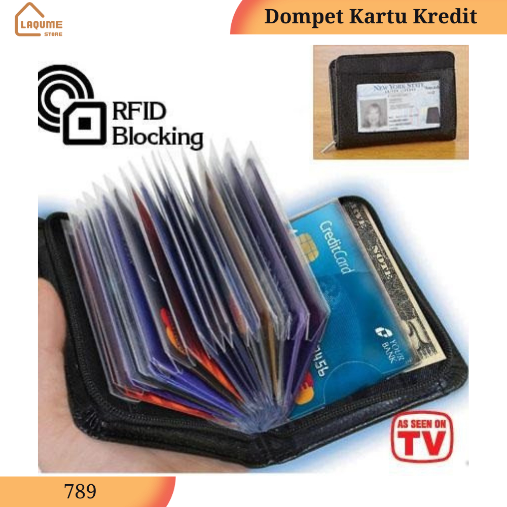Jual Dompet Kartu Kredit 36 Slot Secure RFID Blocking | Shopee Indonesia