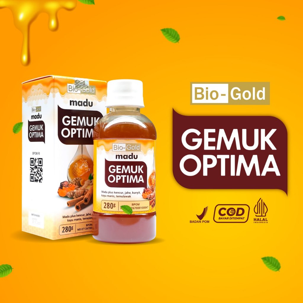 Jual Bio Gold - Madu Gemuk Optima Ekstrak Kencur Jahe Kunyit Kayu Manis ...
