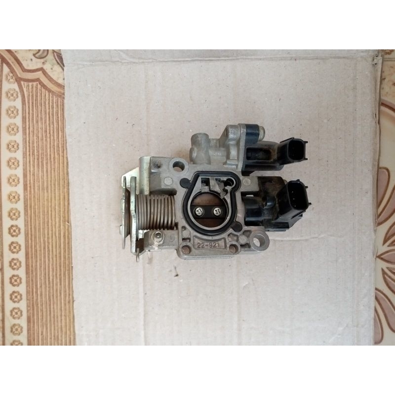 Jual Throttle Body Injektor Karburator Beat New Beat Fi k81 Original copotan trotel body ...