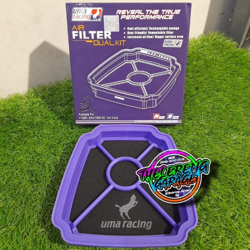 Jual Filter Udara Air Filter Dual Kit Mx King YZ125 R Exciter 150 cUma ...