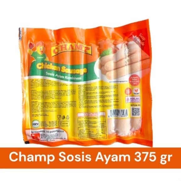 Jual champ sosis ayam 375 gr | champ sosis ayam 1 kg | Shopee Indonesia
