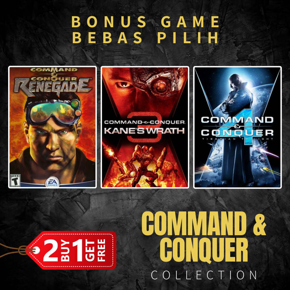 Jual Command & Conquer Collection Series | GAME PC | BELI 2 GRATIS 1 | Shopee Indonesia