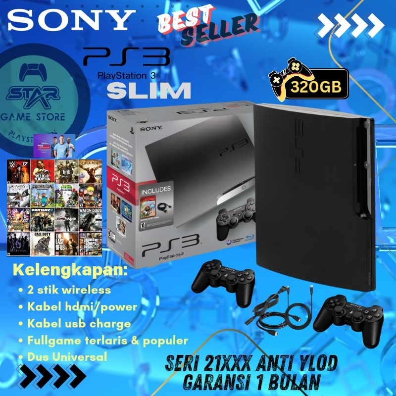 Jual Ps3 Slim Cfw Playstation 3 Seri 21xxx Void Japan | Shopee Indonesia