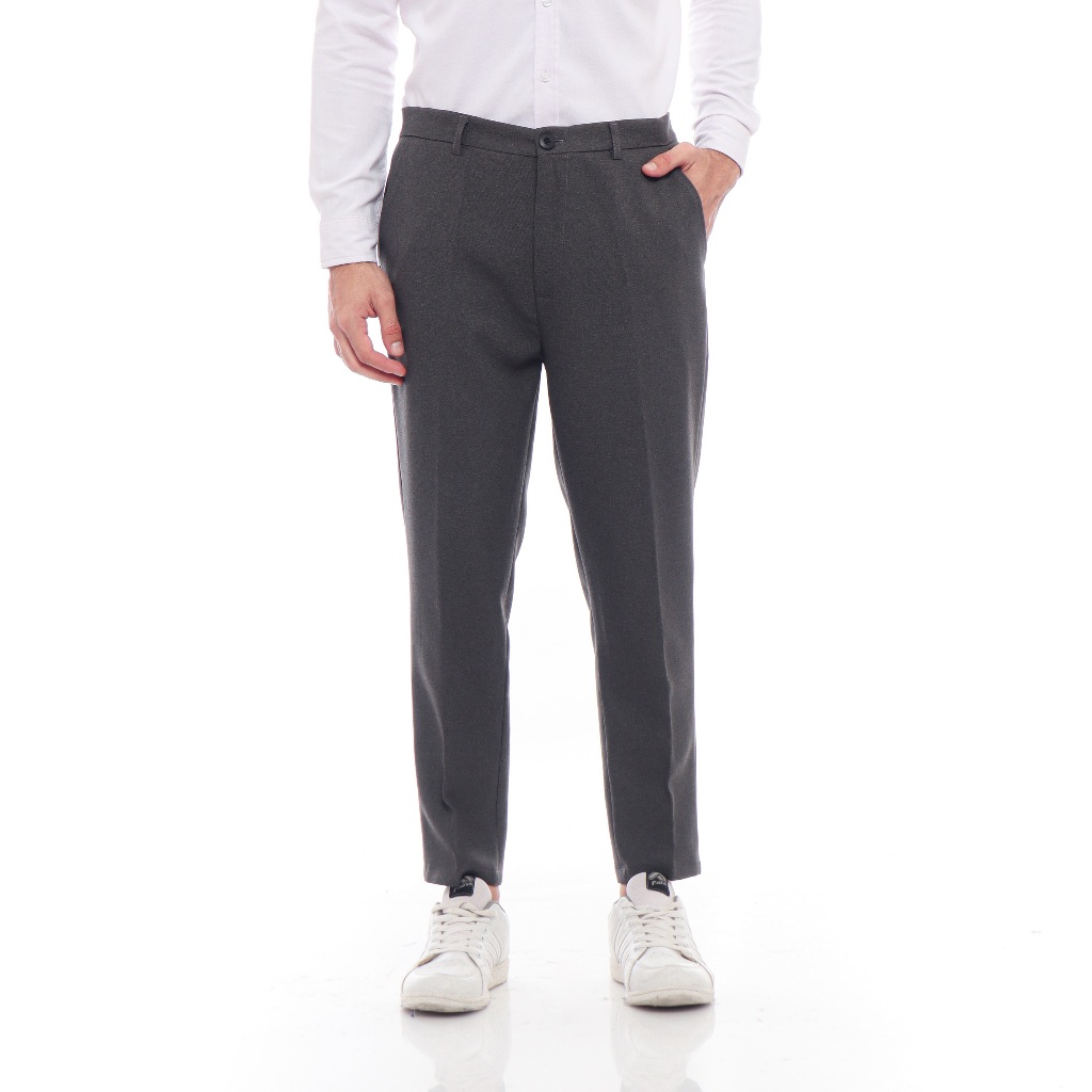 Jual DZARGO - Celana Ankle Pants Pria (formal, bahan, kantor, kain, kerja) panjang slimfit ...