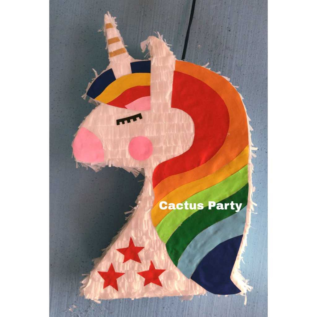 Jual Pinata Pukul / Pinata Tarik Karakter Ulang Tahun Motif Unicorn ...