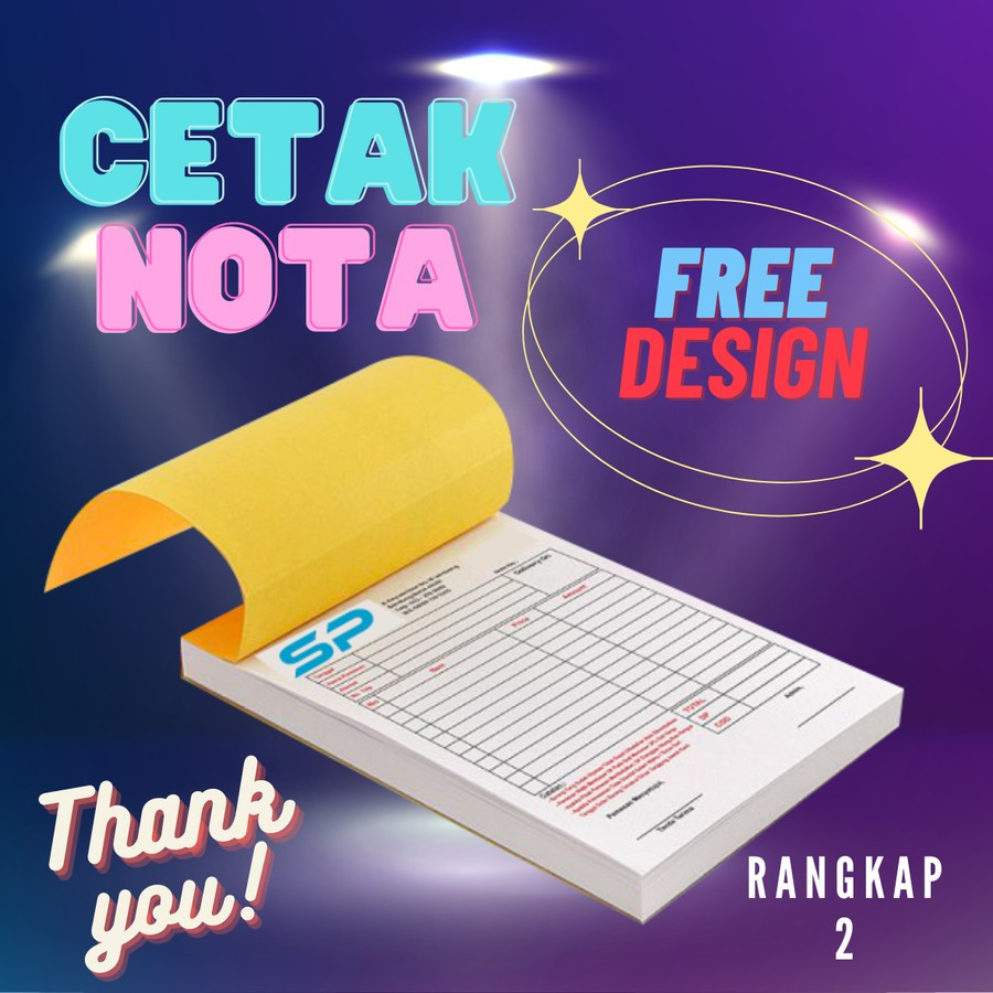 Jual Cetak Nota Custom Satuan | Shopee Indonesia
