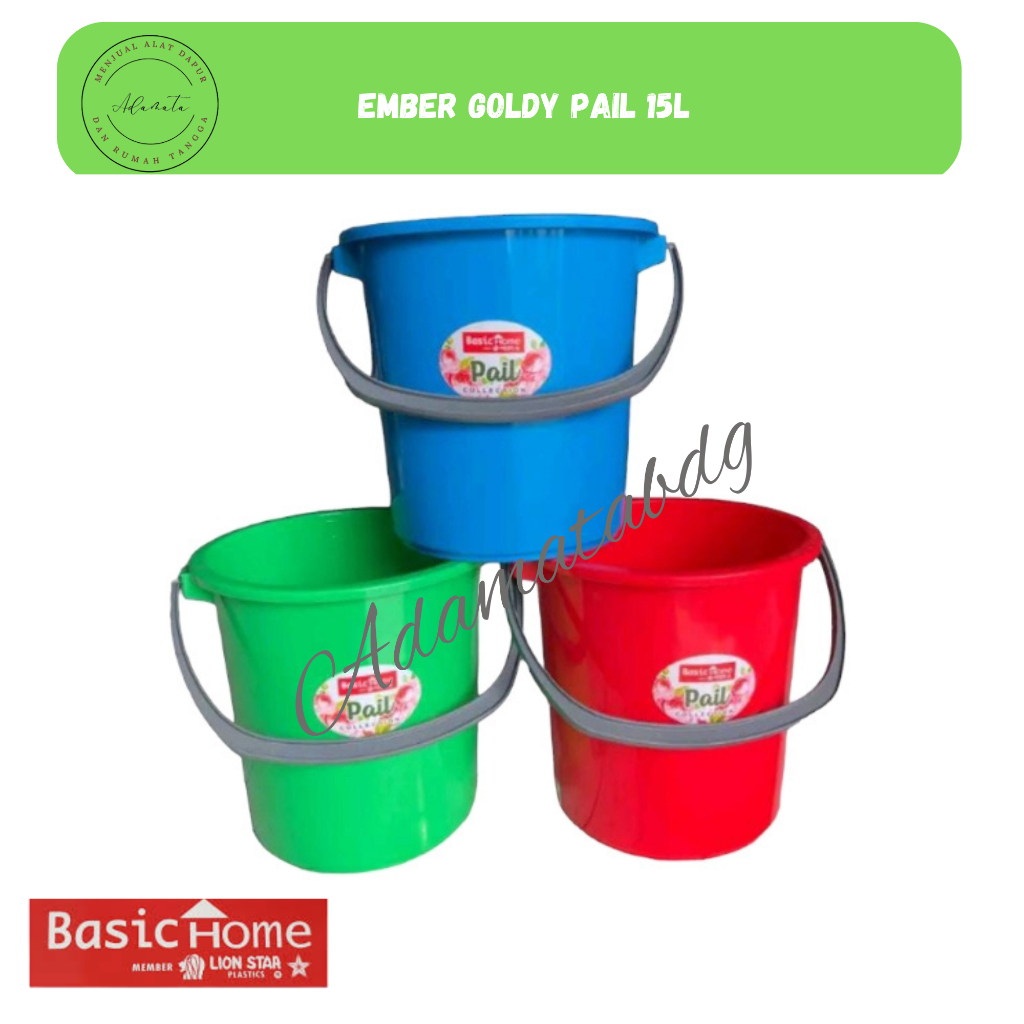 Jual Adamata - Ember Goldy Pail Basic Home murah bagus | Shopee Indonesia