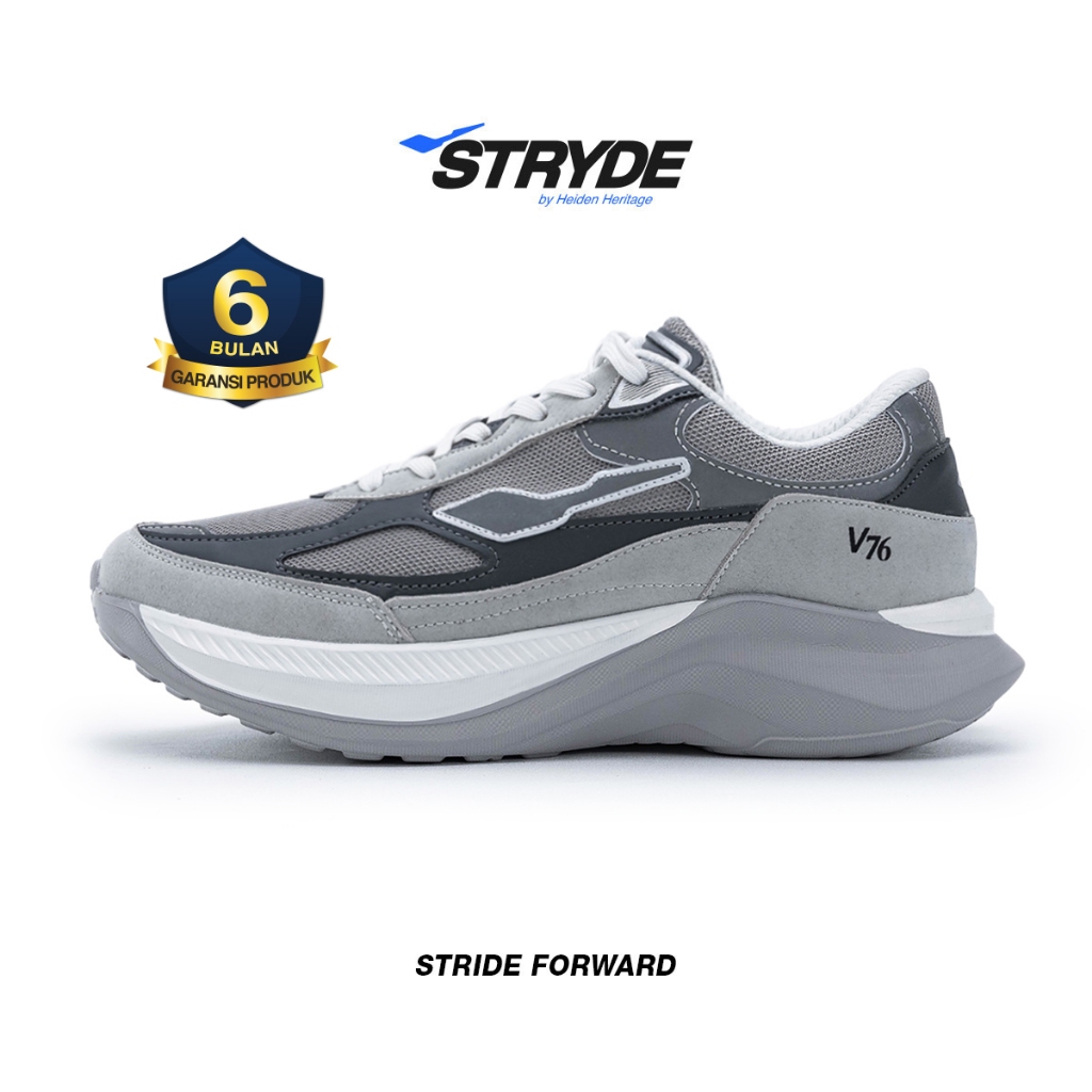 Jual HEIDEN HERITAGE [HRTG] - STRYDE V76 - WAR GREY - Sepatu Sport ...