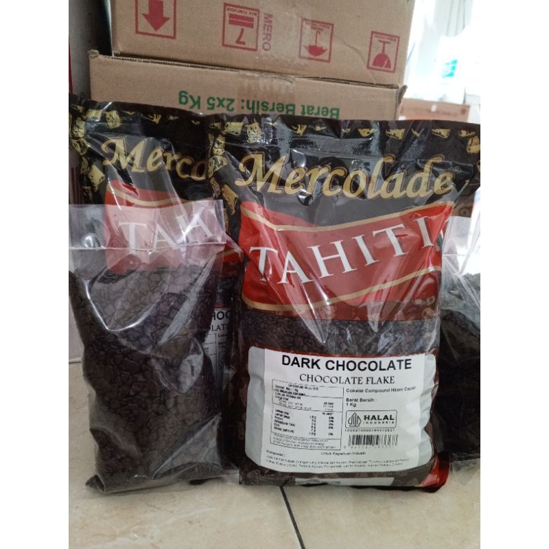 Jual Coklat Flake / serpihan coklat Mercolade 250gr | Shopee Indonesia
