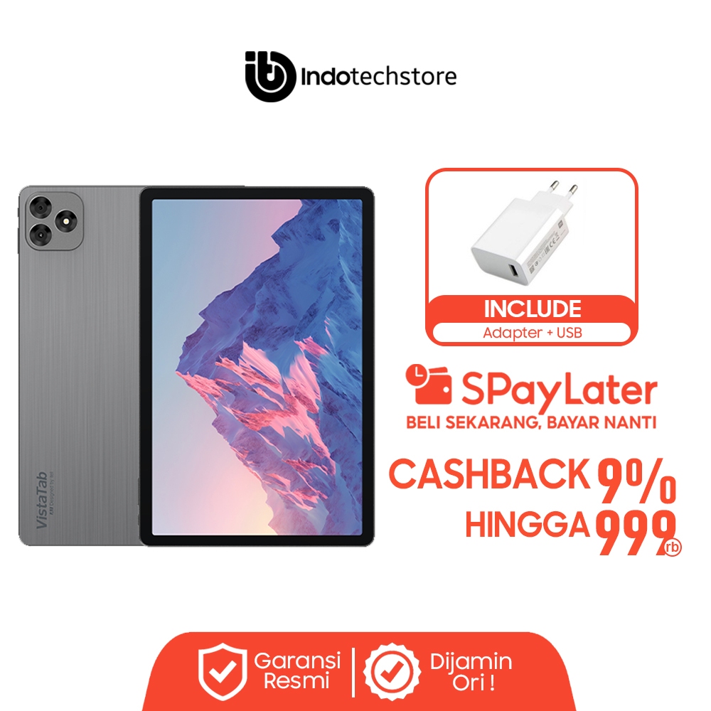 Jual Itel Vista Tab 30 LTE 4/128GB 10.9" Inch Grey Blue Vistatab ...