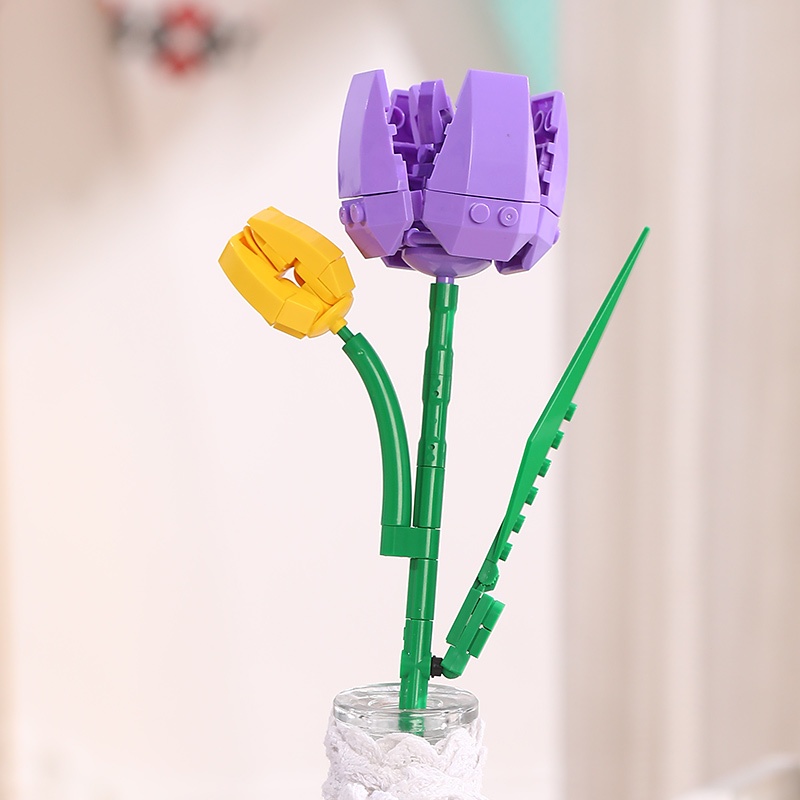 Jual BALODY Bunga Blok Bangunan Flowers Building Block Flower Bunga ...