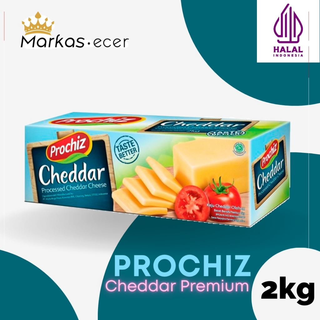 Jual Prochiz Cheddar 2 kg Keju Premium | Shopee Indonesia