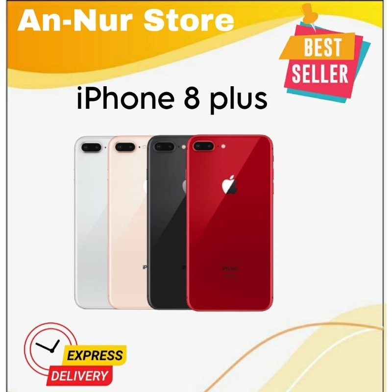 Jual iphone 8plus 64GB Fullset Lcd Original 100% Mulus No Recond No Refurb ip8 64gb Lcd Original ...