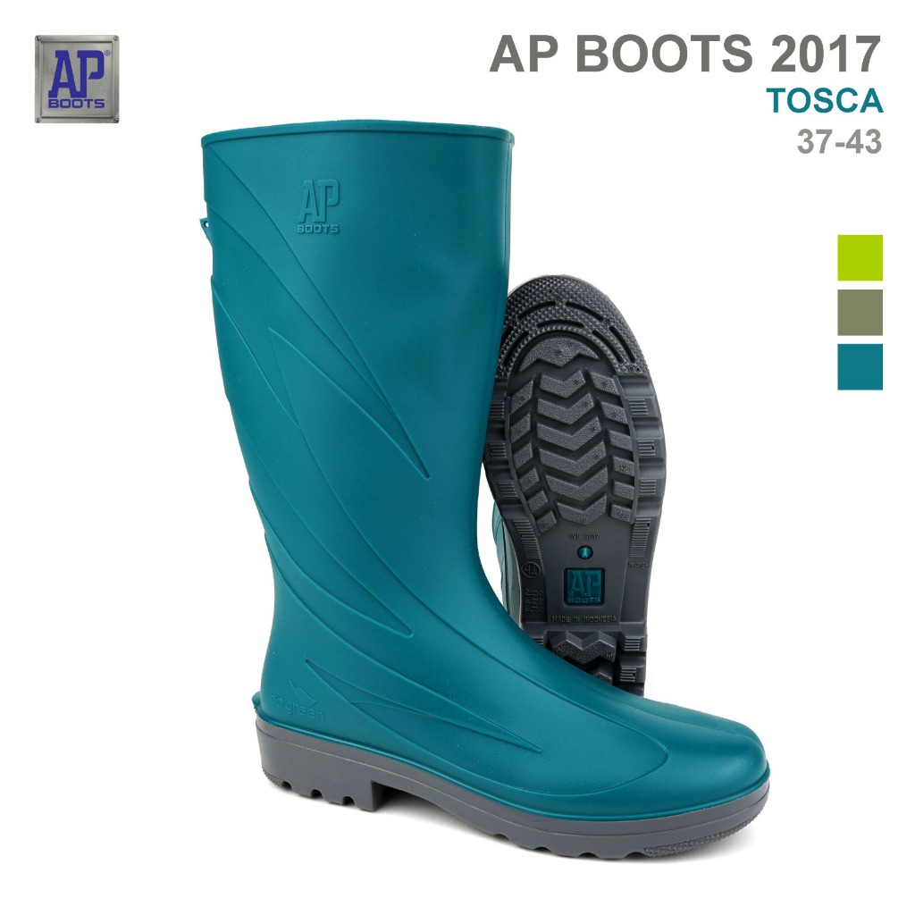 Jual AP Boots 2017 Tosca - Sepatu Boot PVC | Shopee Indonesia