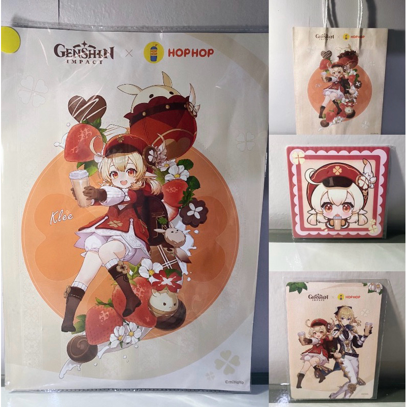 Jual Genshin Impact x Hop Hop Kolaborasi Merchandise Klee Jean Poster ...
