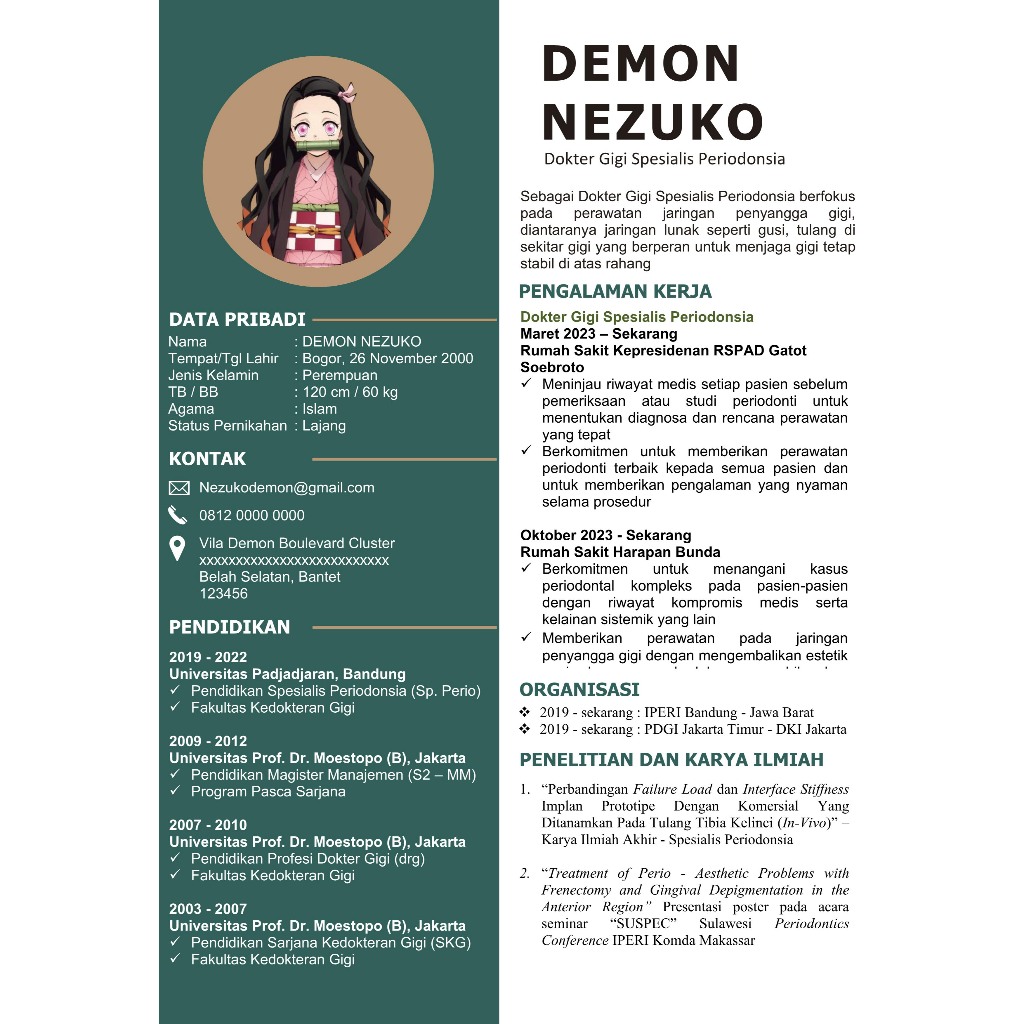 Jual Cv Lamaran Jasa Pembuatan Cv dan Lamaran Kerja Jasa Cv Curiculum Vitae CV 019 | Shopee ...