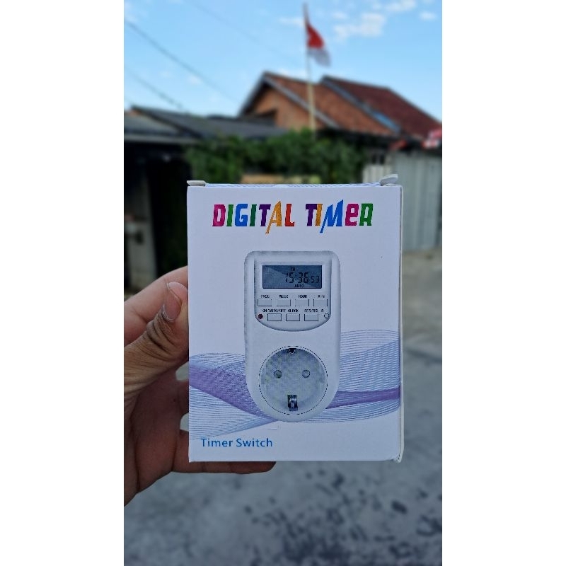 Jual COLOKAN TIMER OTOMATIS DIGITAL 16 PROGRAM | Shopee Indonesia