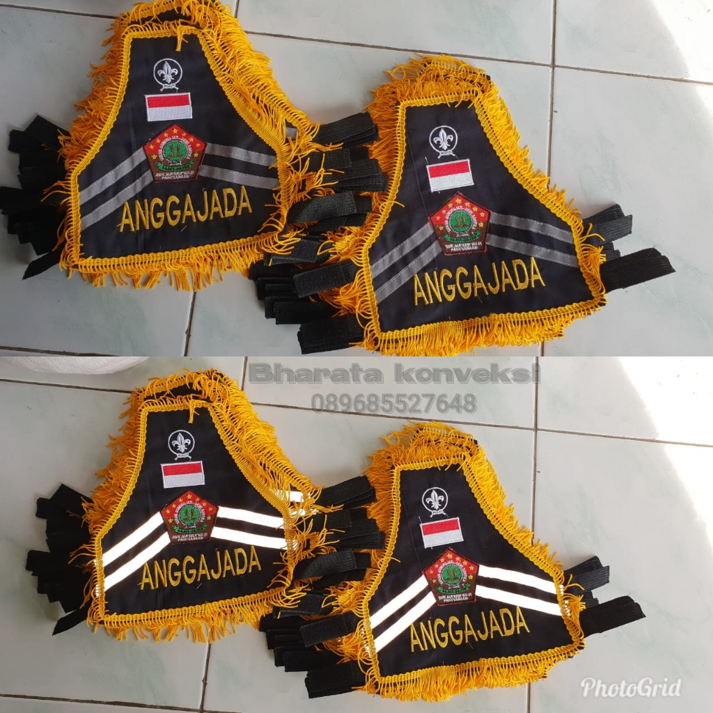 Jual Ban Lengan Pramuka Bordir Custom Ban lengan Logo Bordir Pmr PMI ...