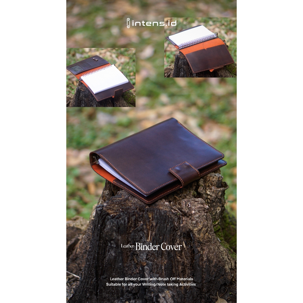 Jual Intens.id cover binder a5 matterial kulit sapi | Shopee Indonesia