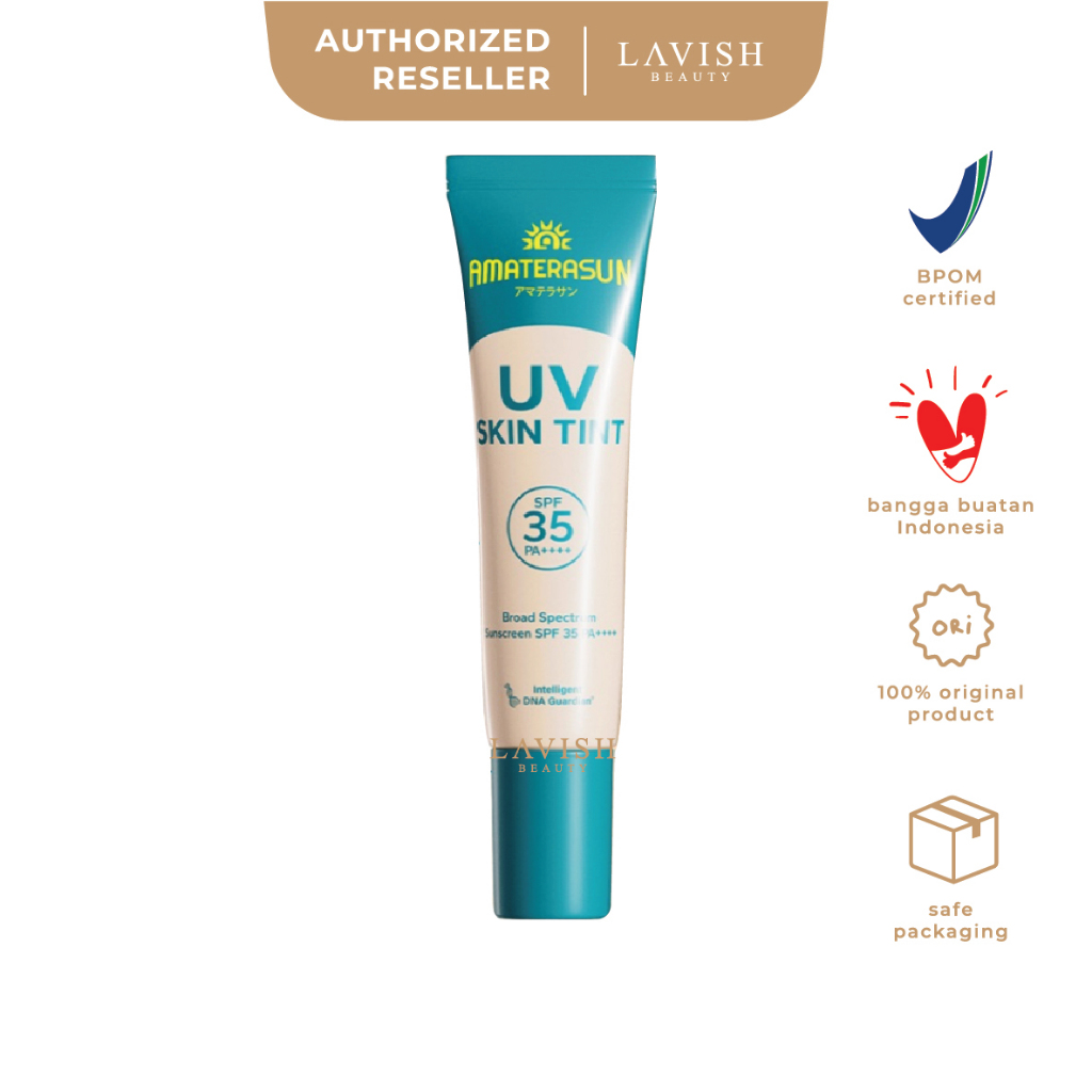 Jual AMATERASUN UV Skin Tint SPF 35 PA++++ (25gr) | Shopee Indonesia