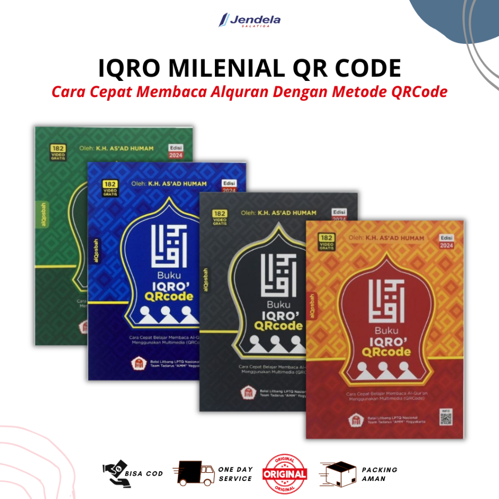 Jual Buku Iqro Milenial QR Code Edisi 2024 / Cara Cepat Membaca Alquran ...