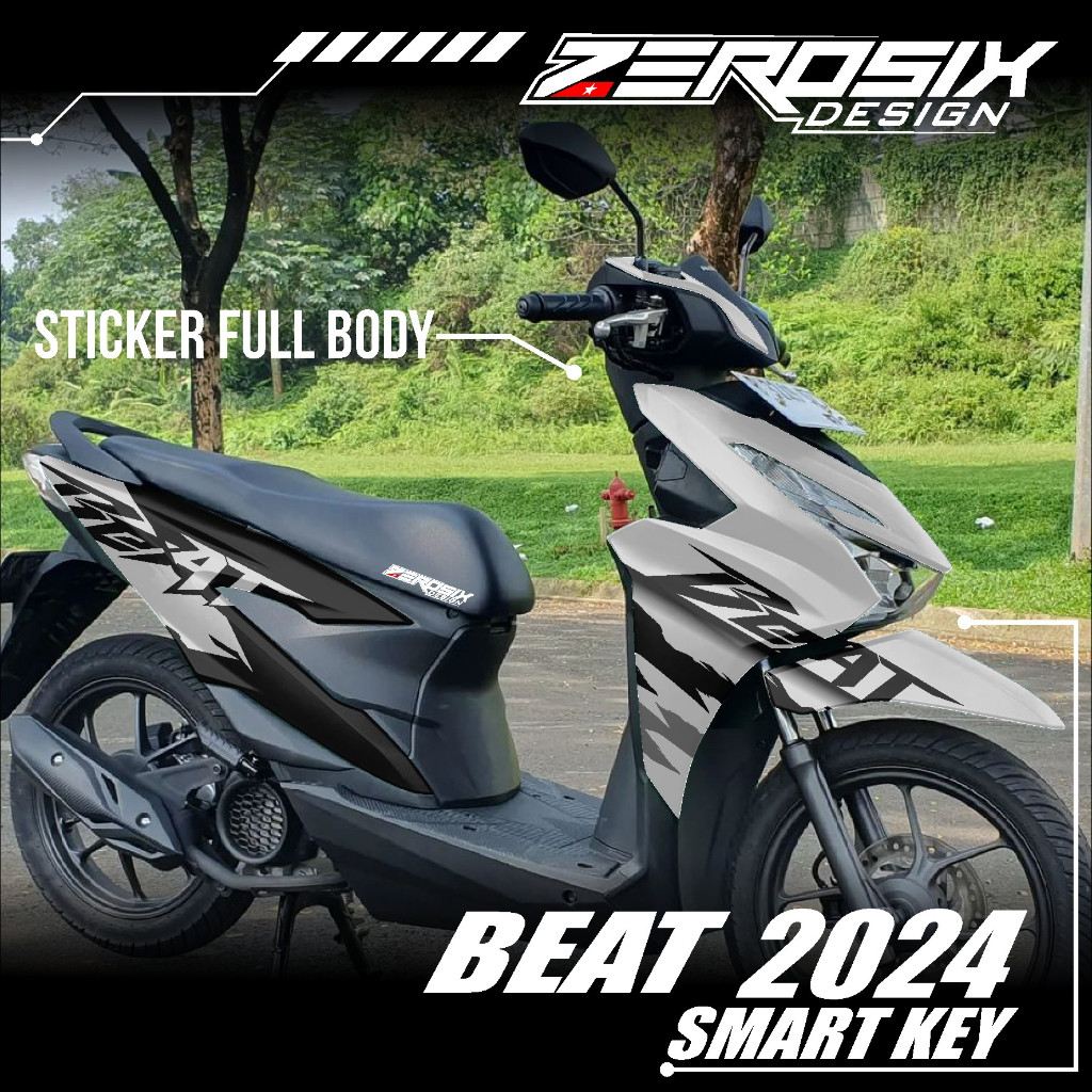 Jual Sticker Decal Full Body Motor Beat New 2024 Smart Key - Stiker ...