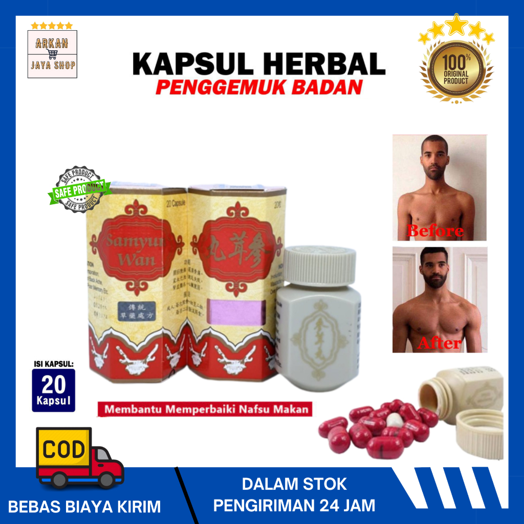 Jual [ COD ] Vitamin Penambah Berat Badan Samyunwan Wisdom Original ...