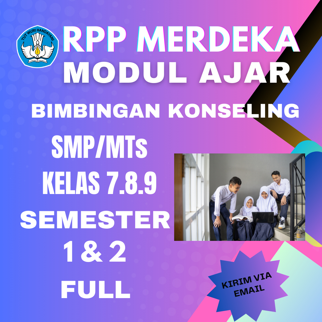 Jual Modul Ajar - RPL Bimbingan Konseling - BK SMP/MTs Kelas 7.8.9 Kurikulum Merdeka Lengkap ...