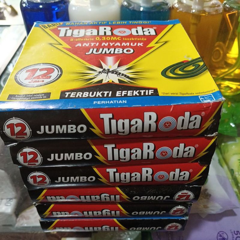 Jual TIGA RODA obat nyamuk bakar 30 PASANG(6PAK) 8jam , 10jam dan 12jam ...