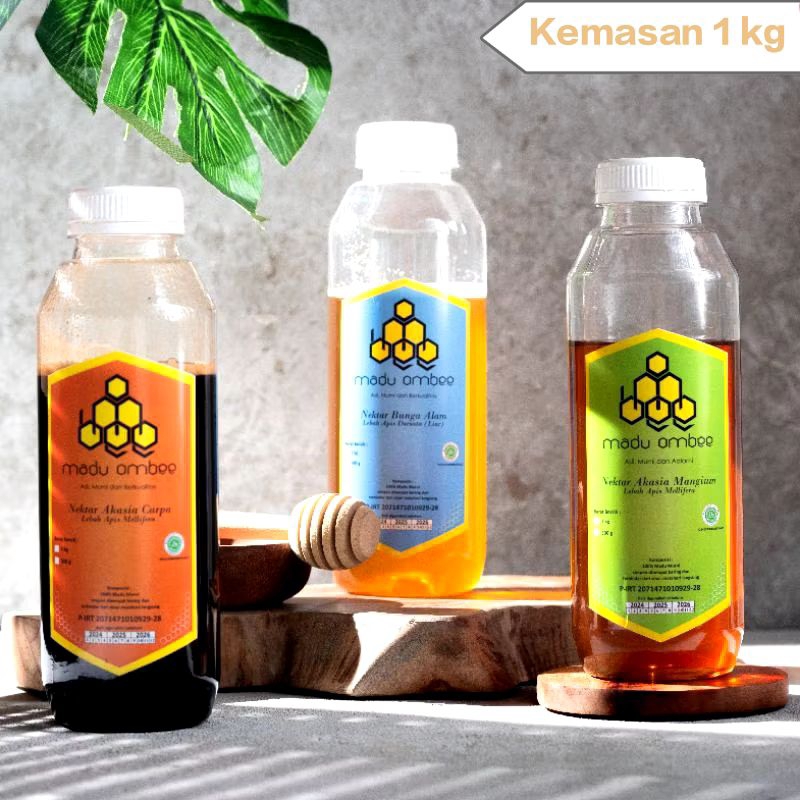 Jual Madu Hutan Super/ Madu Akasia Gred a/ madu Premium kemasan 1 kg ...