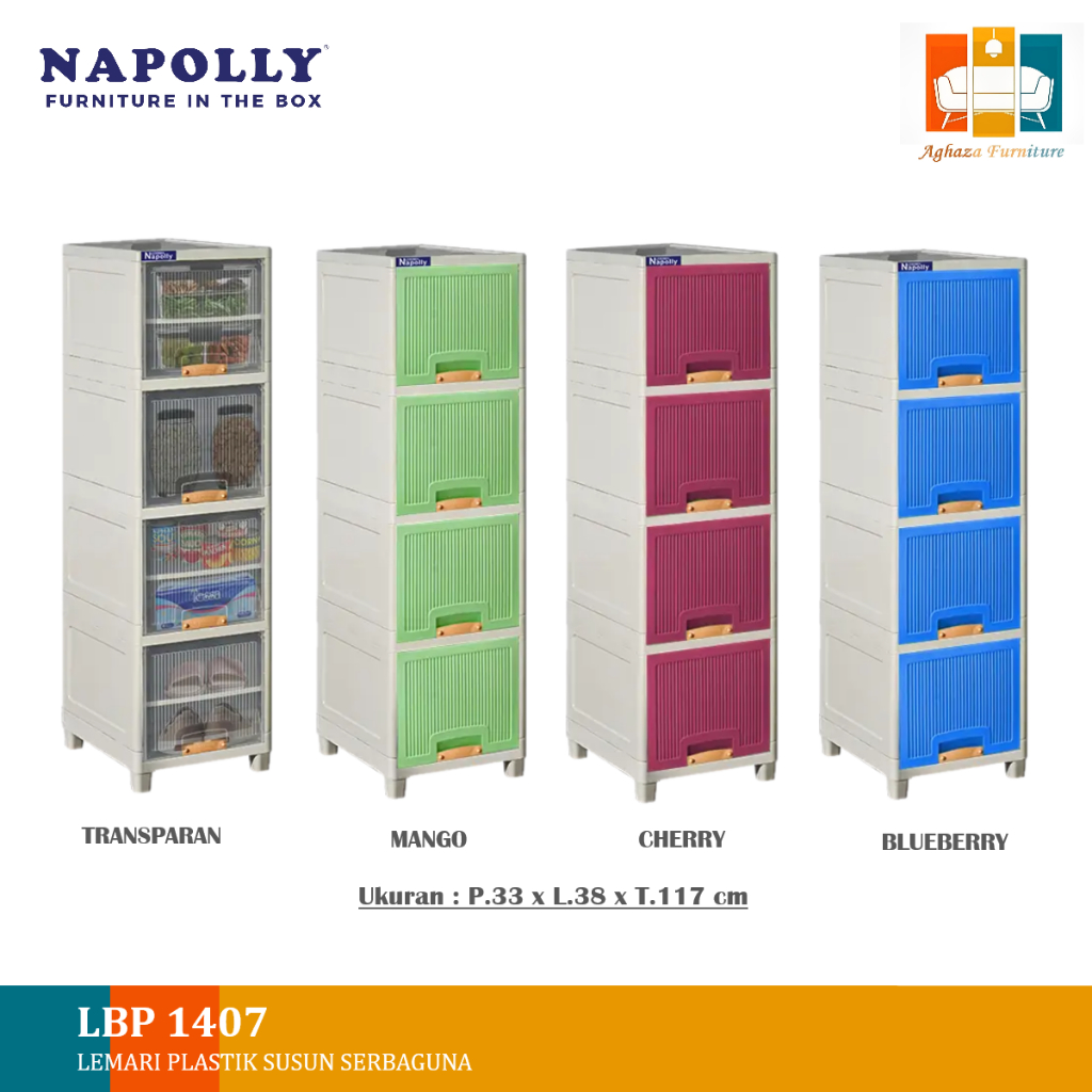 Jual Lemari Plastik Napolly Locker Box Tower 1 Baris Lemari Plastik ...