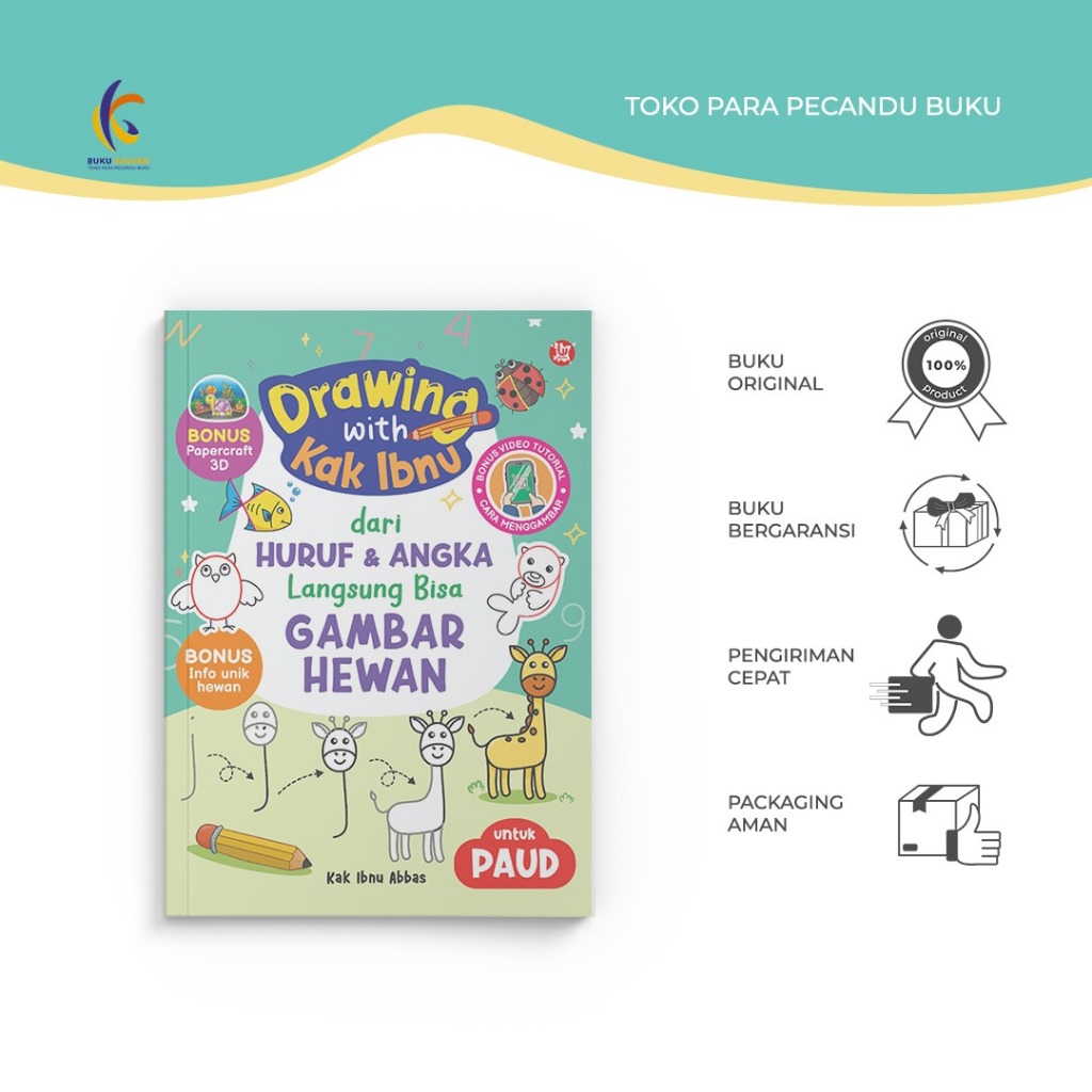 Jual Drawing with Kak Ibnu Dari Huruf & Angka Langsung Bisa Gambar ...