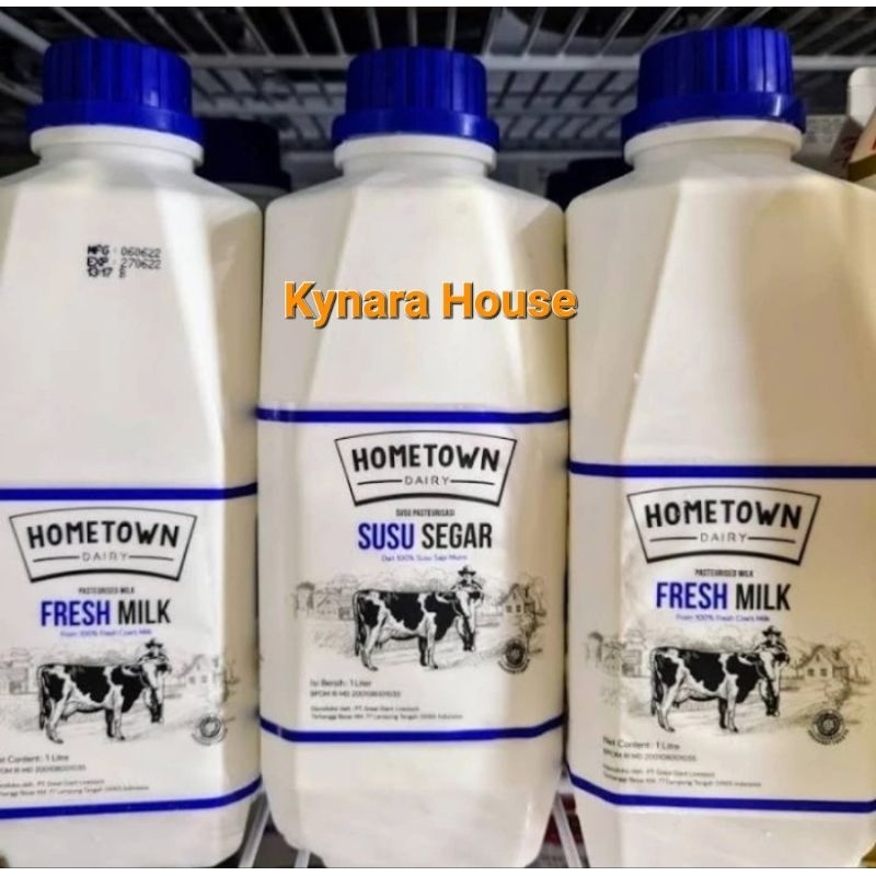 Jual Home Town Fresh Milk Botol 1 Liter | Shopee Indonesia