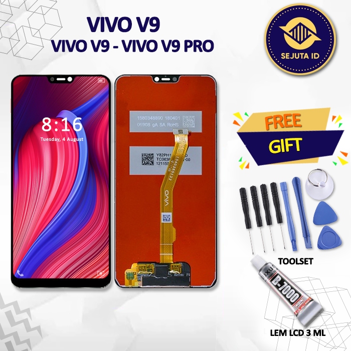 Jual LCD VIVO V9 / V9 PRO / Y85 ORIGINAL FULLSET [ FREE TOOLSET + LEM LCD ] | Shopee Indonesia