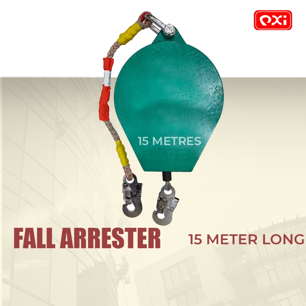 Jual FALL ARRESTER 15M Retractable Lifeline Safety Prevention Protector ...
