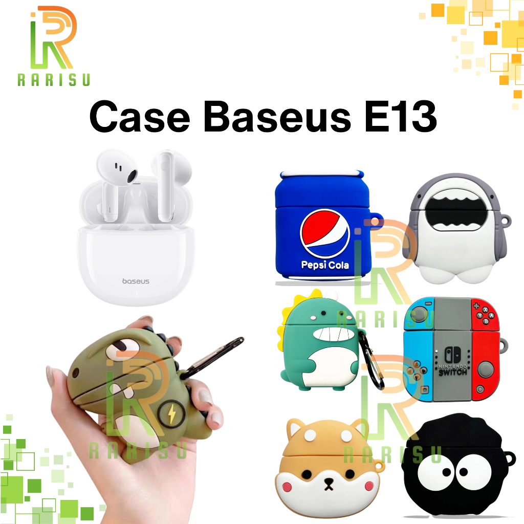 Jual Case Baseus E13 Kartun Lucu Casing Earphone TWS Pelindung Cover ...