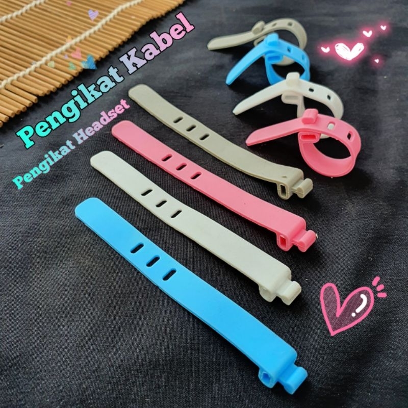 Jual Pengikat Kabel Data || Pengikat Headset Bahan Silicon | Shopee ...