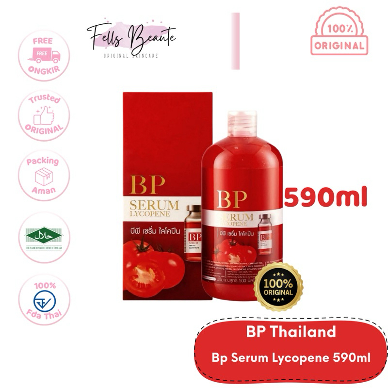 Jual [READY STOCK] Bp Serum Lycopene Whitening Body Serum 590ml ...